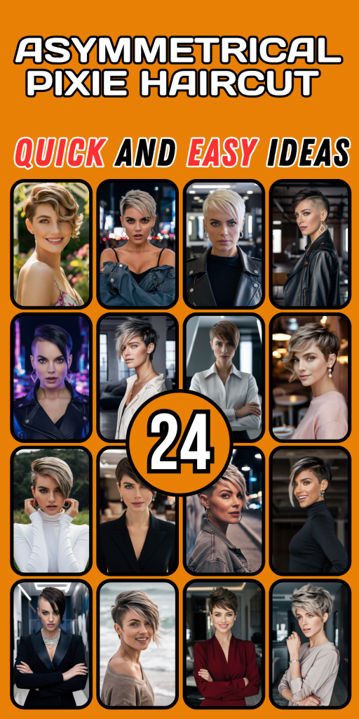 24 Asymmetrical Pixie Haircut Ideas for Women in 2024: Bold and Trendy Looks You Must Try